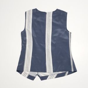 St. John | Tops | St John Satin Stripe Shell Silk Blend Tank Blouse ...